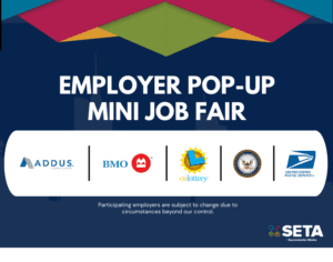 EMPLOYER POP-UP MINI JOB FAIR - SETA